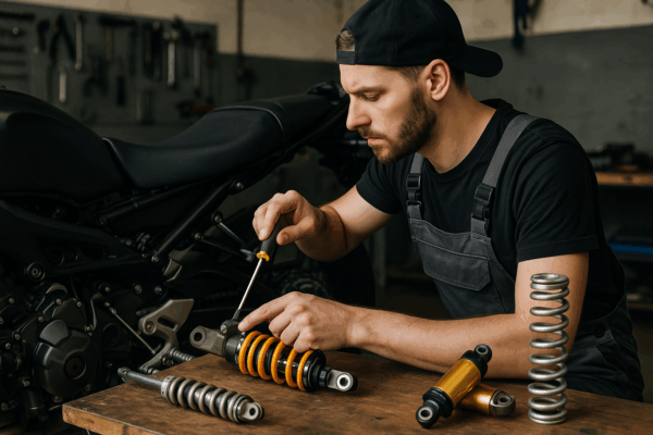 Vering afstellen – Motor Tour Club 'n Tuf